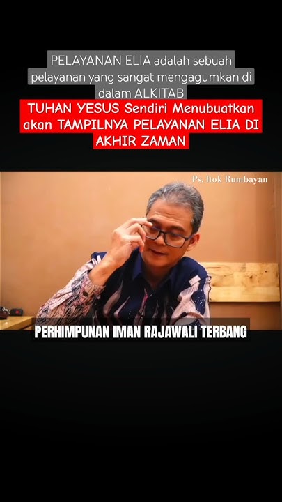 Banyak orang salah mengerti! YESUS Sendiri Menubuatkan akan TAMPILNYA ...