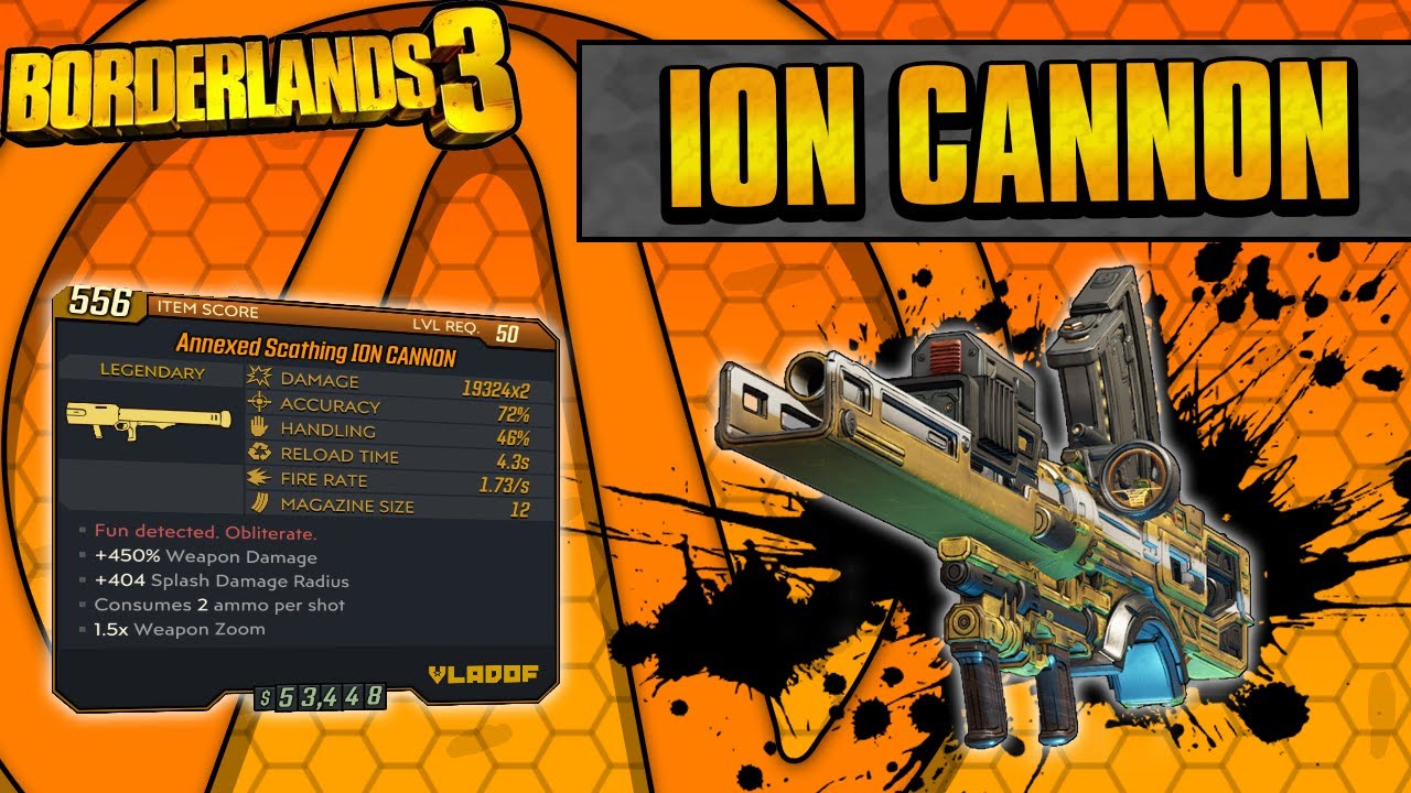 Borderlands 3 | ION CANNON Legendary Weapon Guide (The Norfleet of BL3 ...