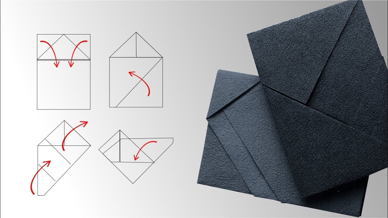 Document Folder Origami Origami diagram - YouTube