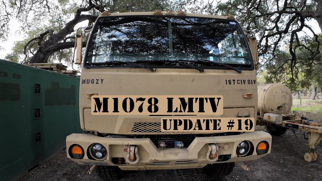 M1078 LMTV - Update #19 Stuck park brake, toolboxes, and wheel change ...