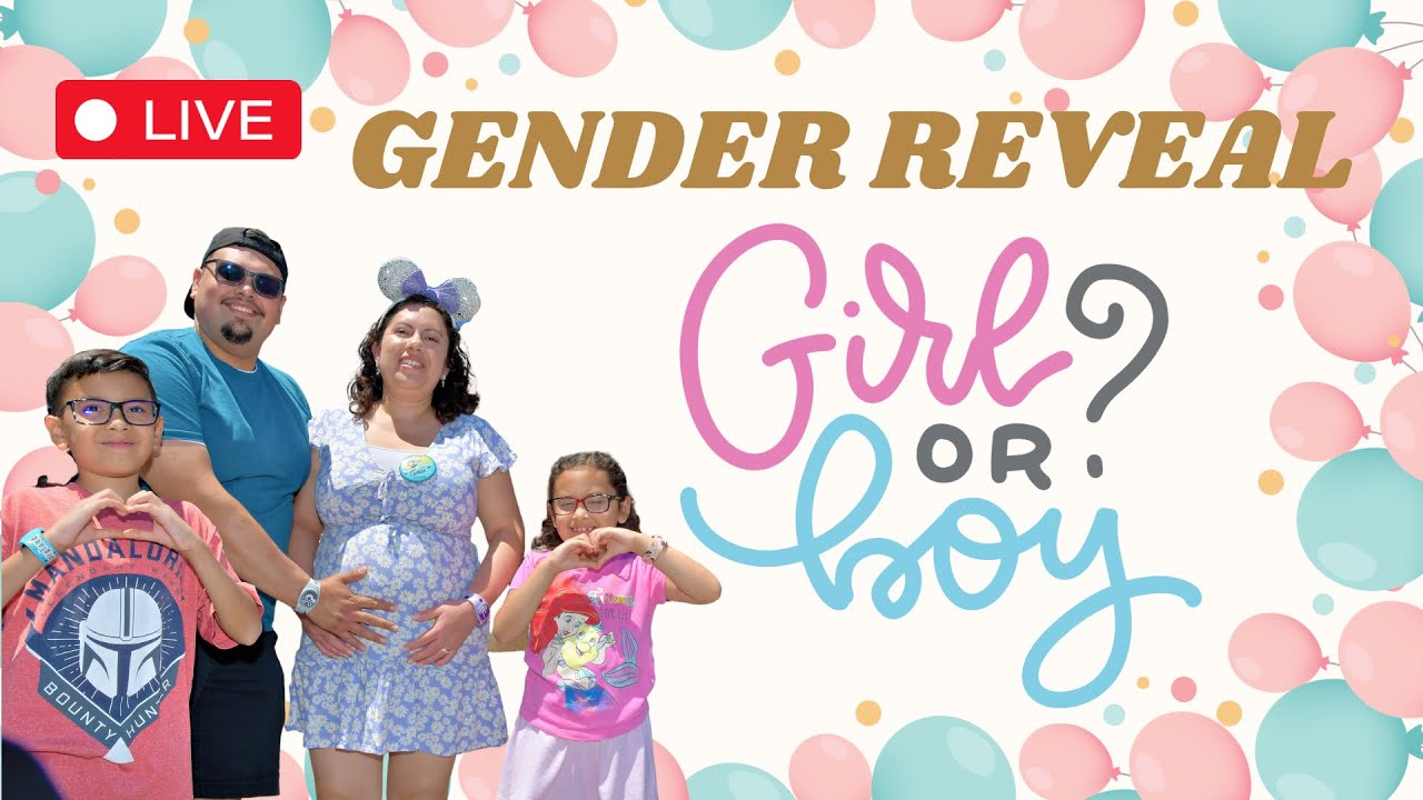🔴 #LIVE Baby Gio and Grace Gender Reveal!!! - YouTube