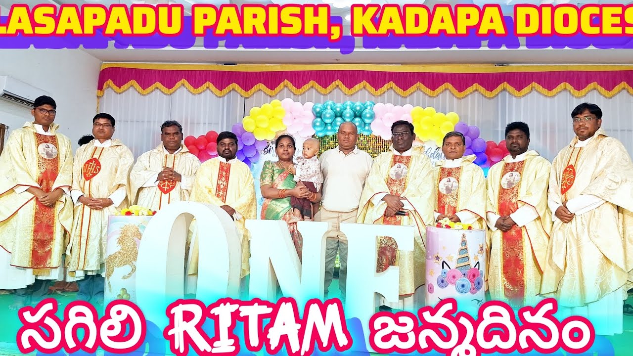 Sagili Ritam Birthday Celebrations | Kalasapadu Parisg | kadapa Diocese ...