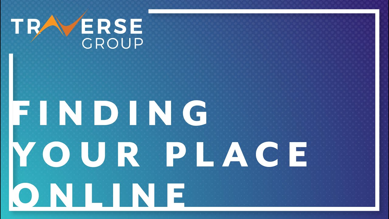 Finding Your Place Online - YouTube