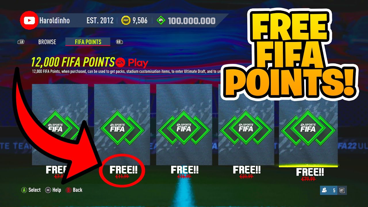 How To Get FREE FIFA POINTS for FIFA 23!!😱 - YouTube