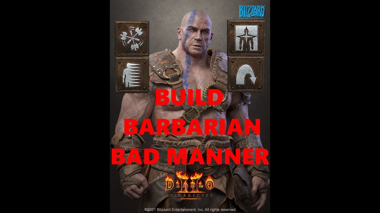 D2R | BARBARIAN LADDER SS 7 | BAR BAD MANNER BUILD - YouTube