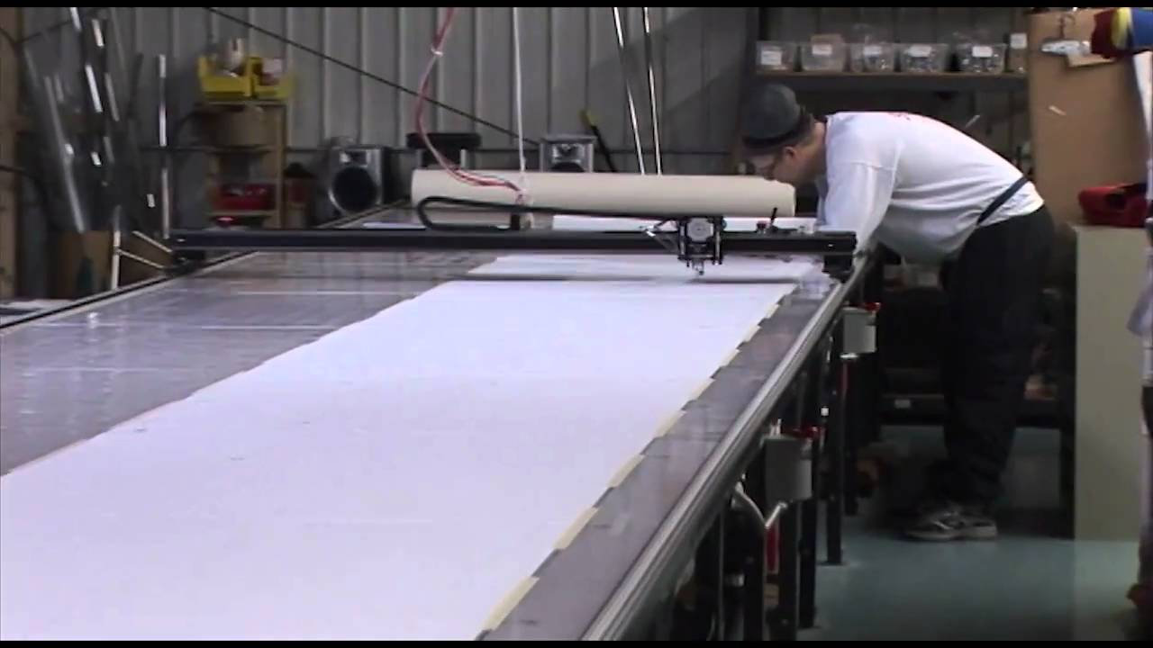 Constructing a Roller Furling Jib or Genoa Sail Kit - Part 1 - YouTube