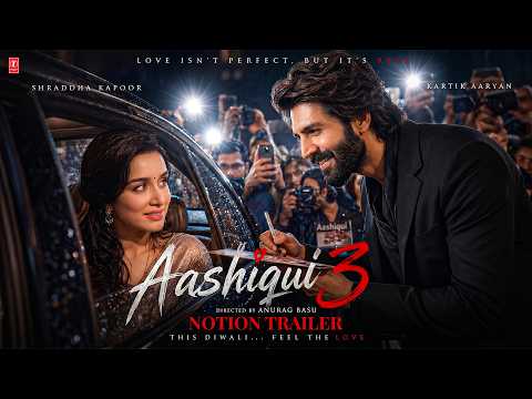 Aashiqui 3 - Trailer | Shraddha Kapoor | Kartik Aaryan | Bhushan Kumar | New Movie 2026