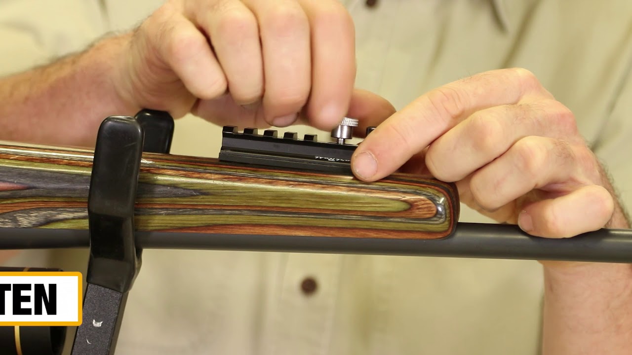 SmartRest Weaver Rail rifle attachment - YouTube