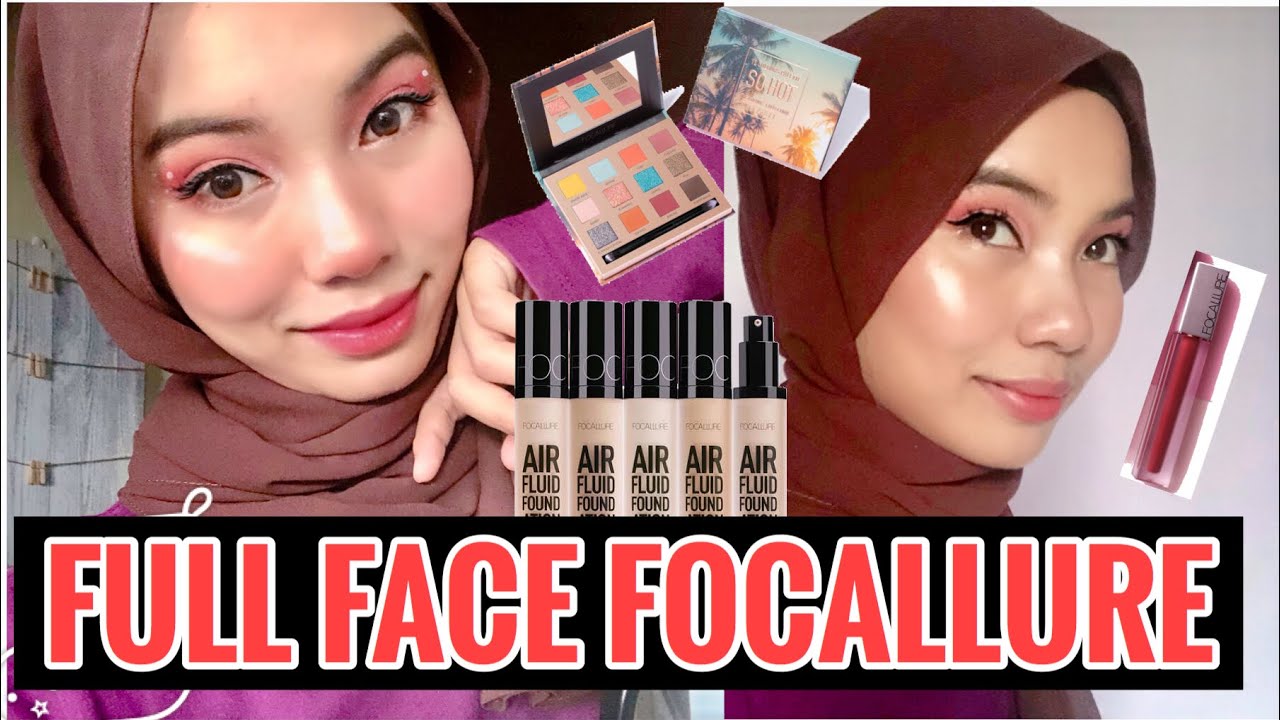 FULL FACE FOCALLURE SIMPLE MAKEUP TUTORIAL | CHEAP MAKEUP - YouTube
