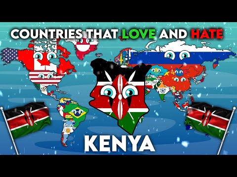 All Countries that love and hate Kenya 🇰🇪 2026