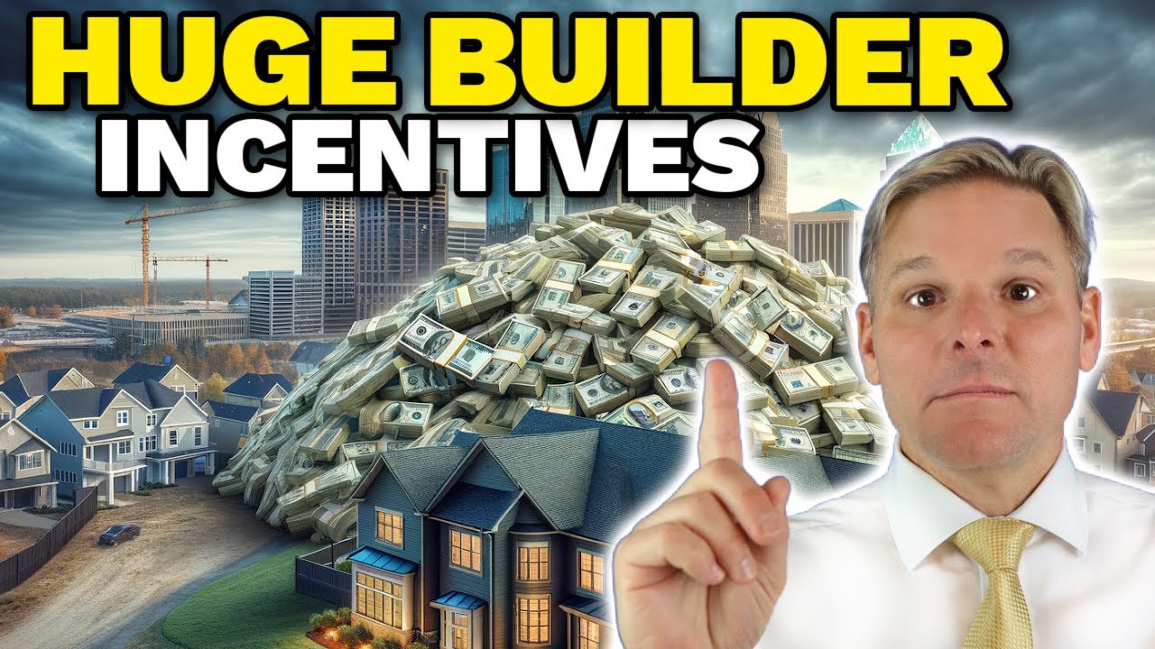 HUGE New Construction Builder Incentives in the Raleigh NC area - YouTube