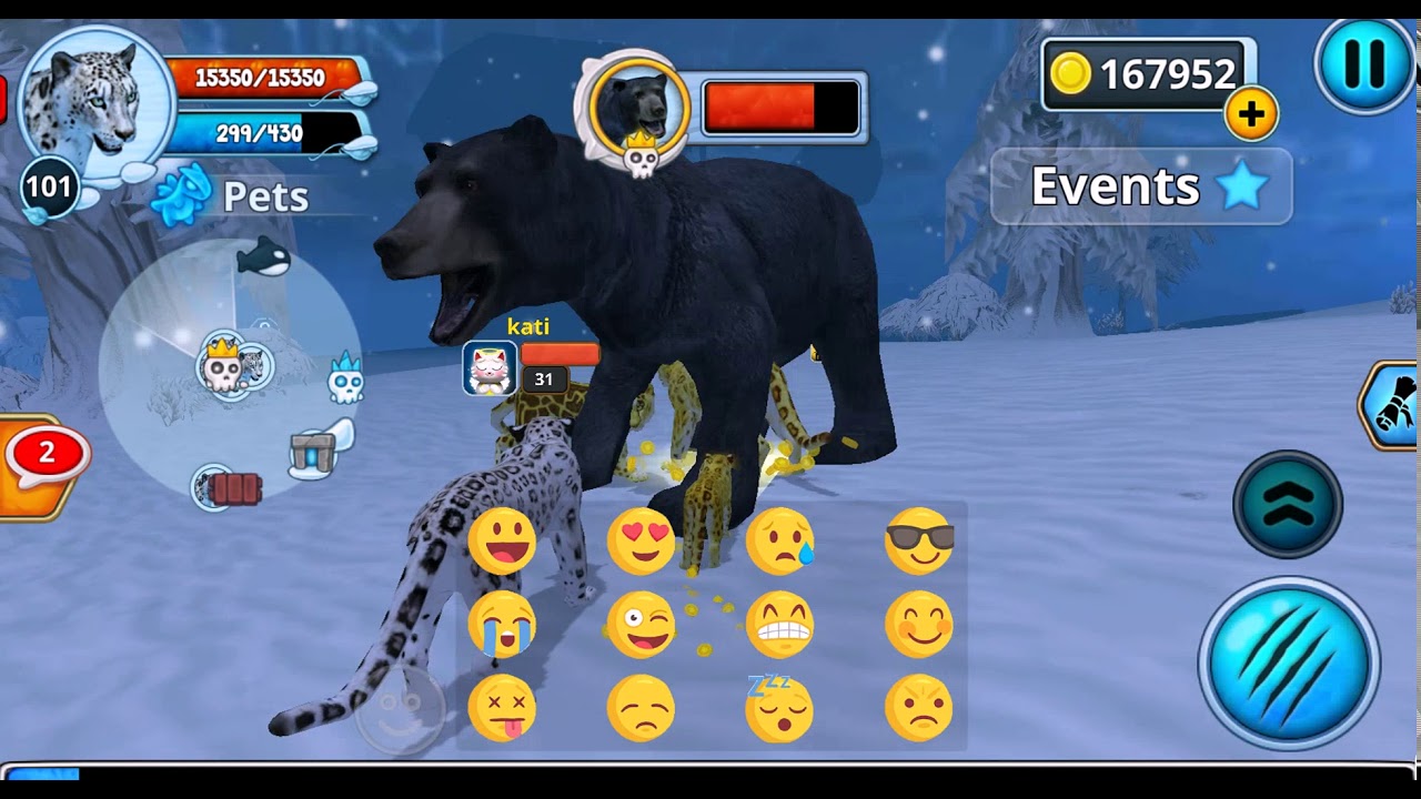 Snow leopard family sim online ep 2 - YouTube