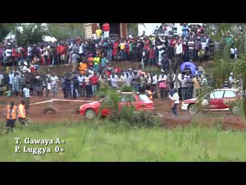 Stinger Racing crew. Timothy Gawaya/Pius Luggya at Buloba Double ...