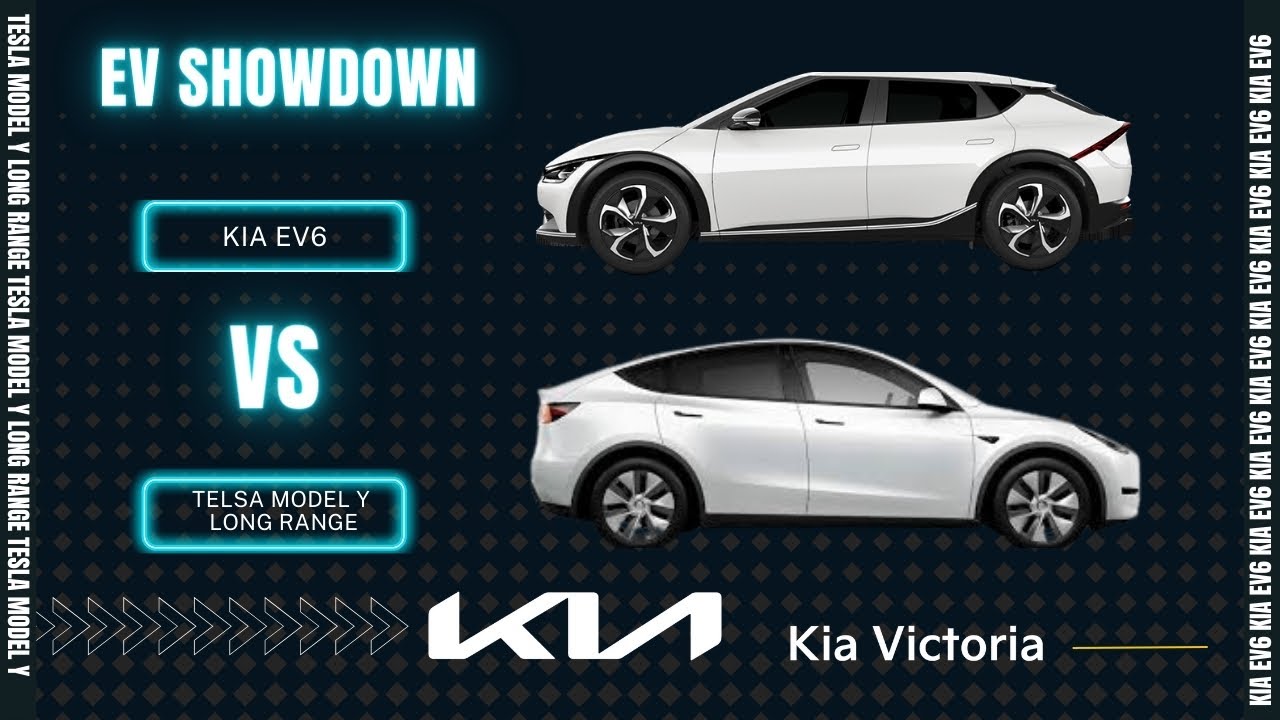 Kia EV6 versus the Tesla Model Y Long Range - YouTube