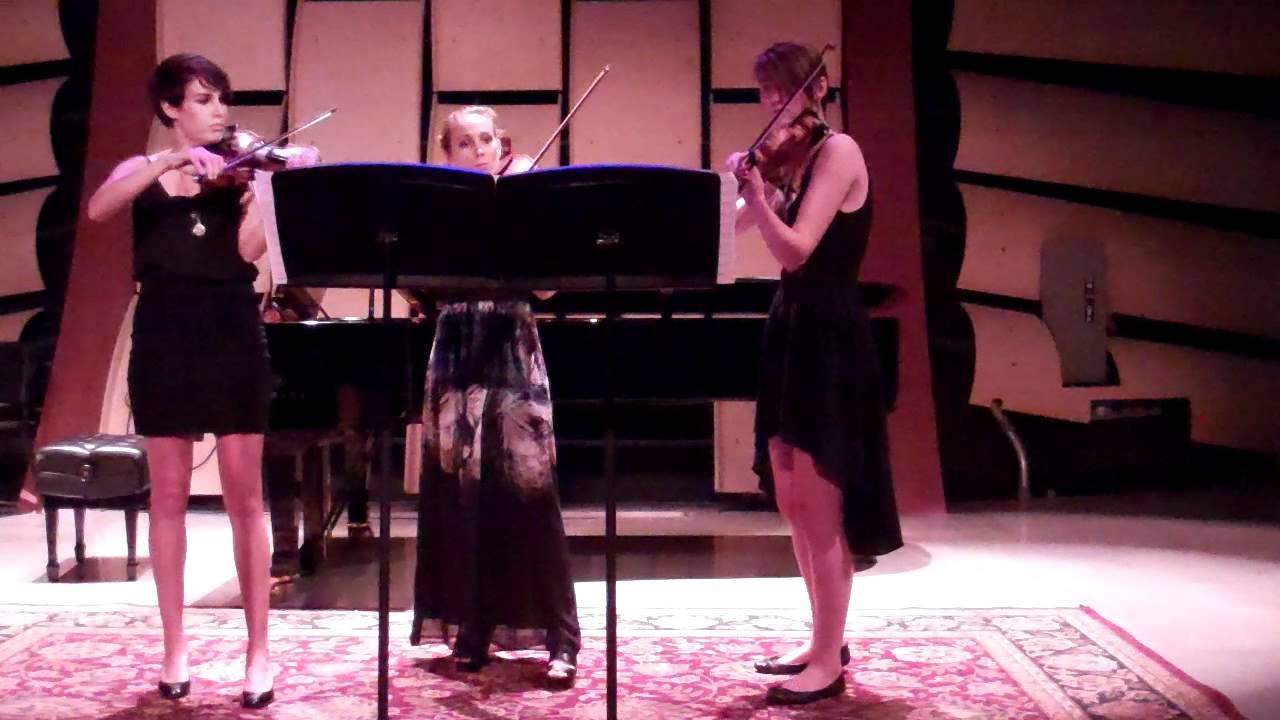 Alessandra Barrett, viola, performs Deja Vu of Nostalgic Dreams, by ...