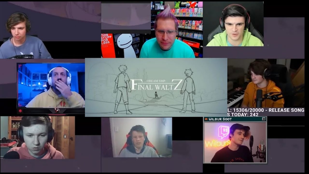 Final Waltz Dream SMP Animation Reactions Mashup!!! - YouTube