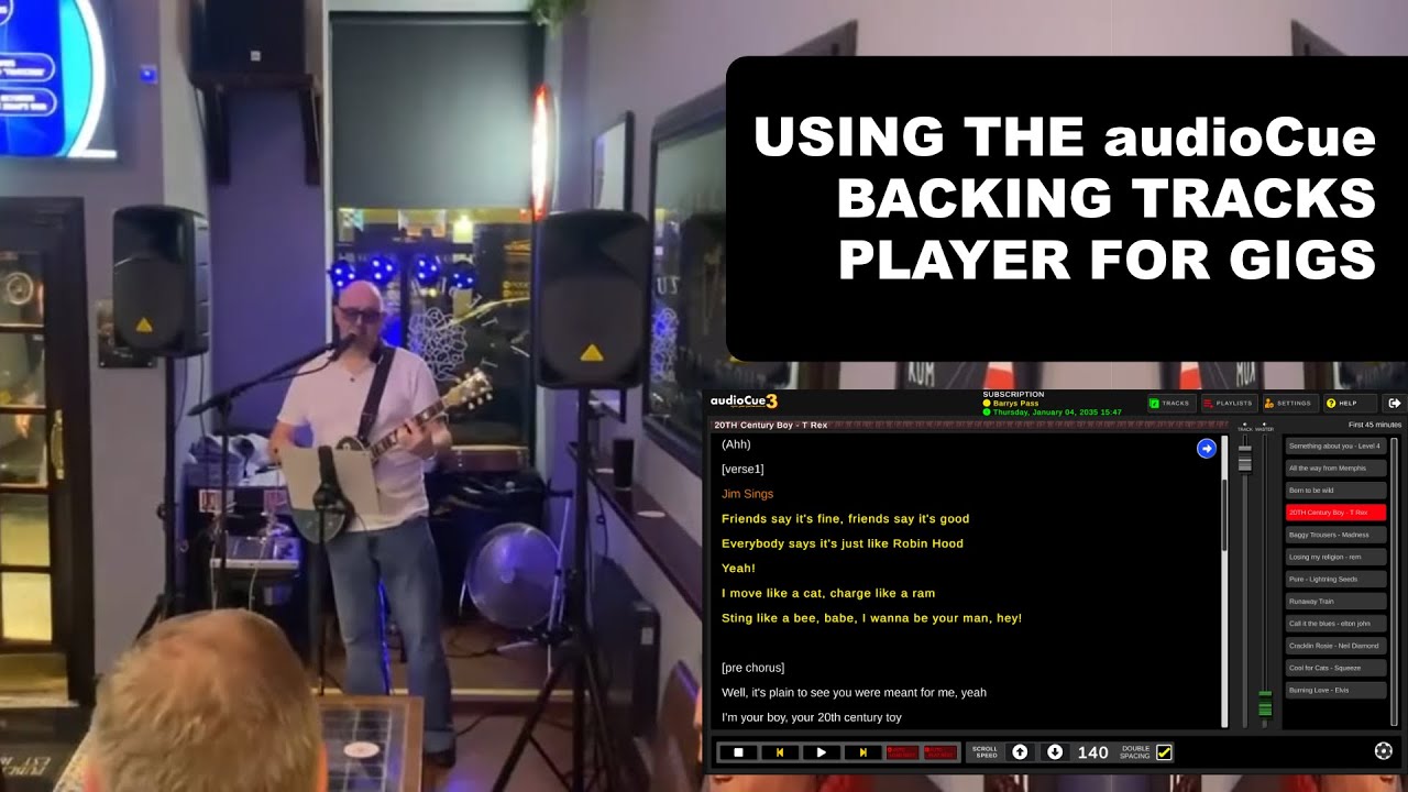 #backingtracks #backingtracksforguitar How to use the audioCue backing ...