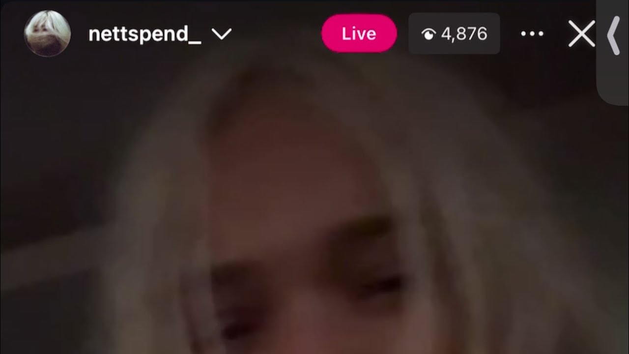 New Nettspend IG live Snippet (unreleased) 8/30/25 - YouTube