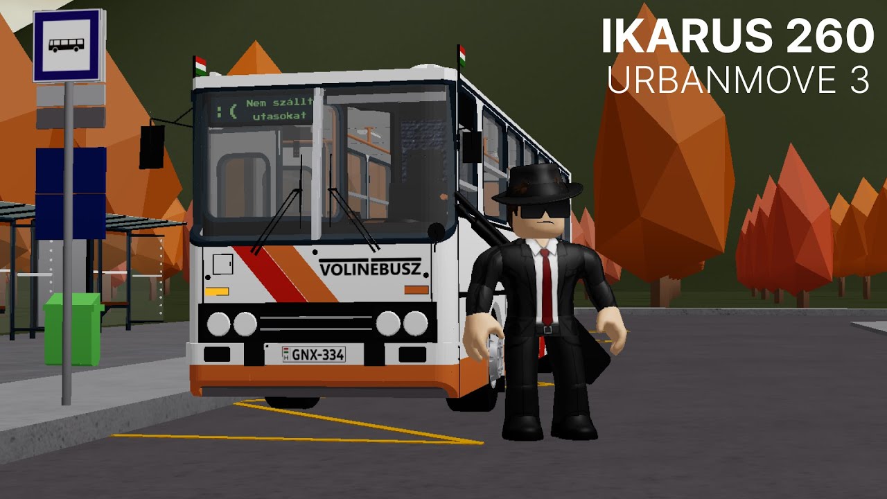Driving the "Volinebus" IKARUS 260 bus with license plate GNX-334 in Urbanmove 3! - YouTube