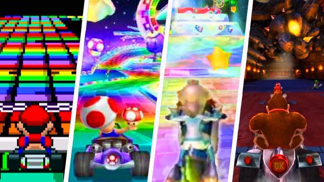 Evolution of Final Courses in Mario Kart Games (1992 - 2019) - YouTube