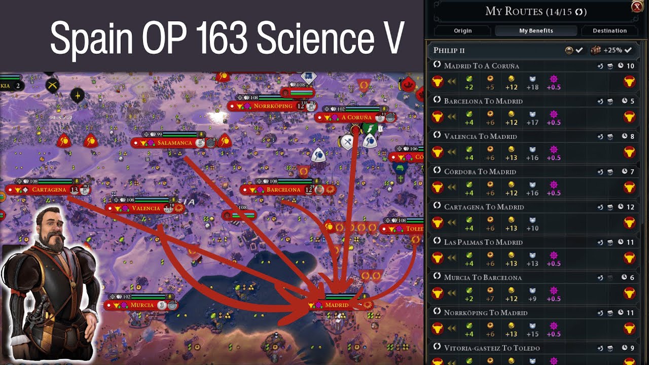 Civ 6: Spain is the strongest Civ. New Science Victory PR on lakes ...