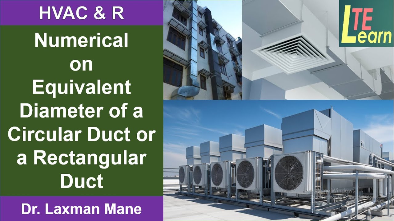 | Numerical | Equivalent Diameter of a Circular Duct or a Rectangular ...