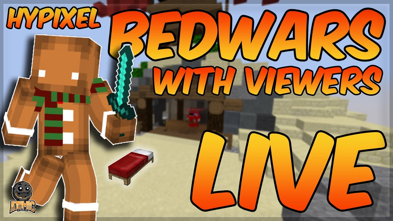 Bedwars Gameplay Live | Minecraft Bedwars with Viewers! 🟢 Livestream ...