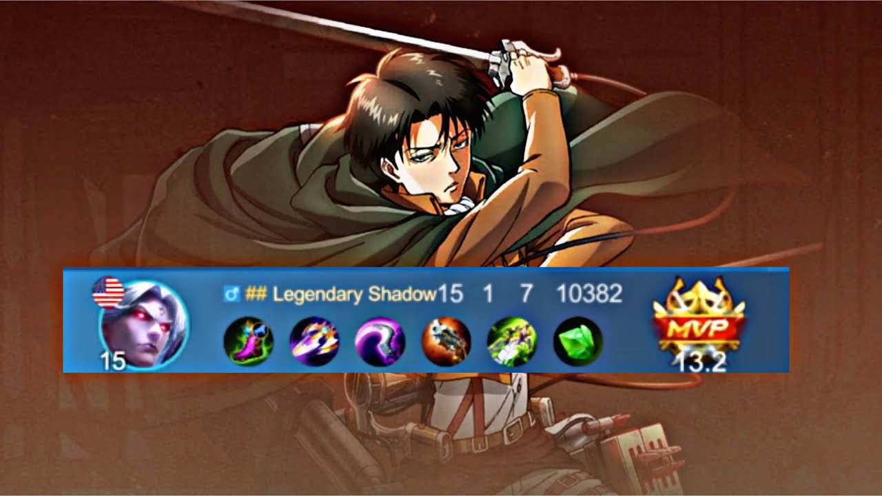 NEW SKIN MARTIS LEVI ACKERMAN ATTACK ON TITAN SKIN!!😱 - YouTube