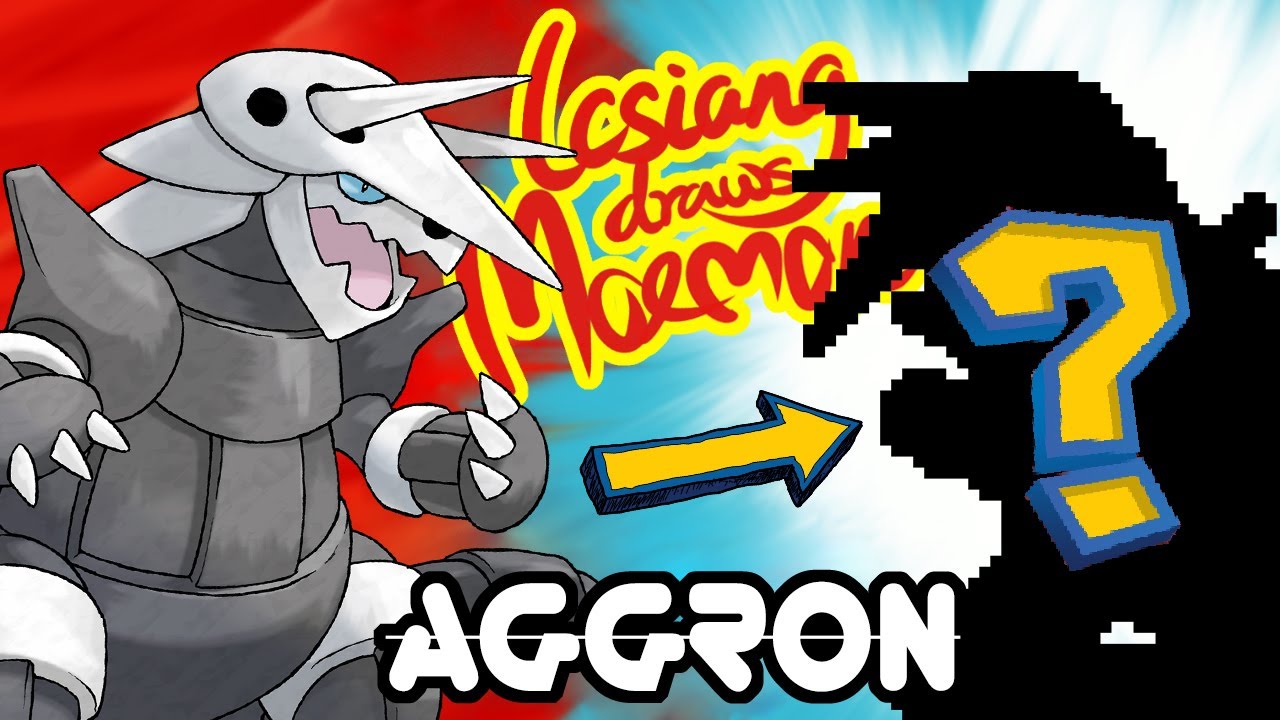 LCSIANG draws Pokemon Moemon: #306 Aggron - YouTube