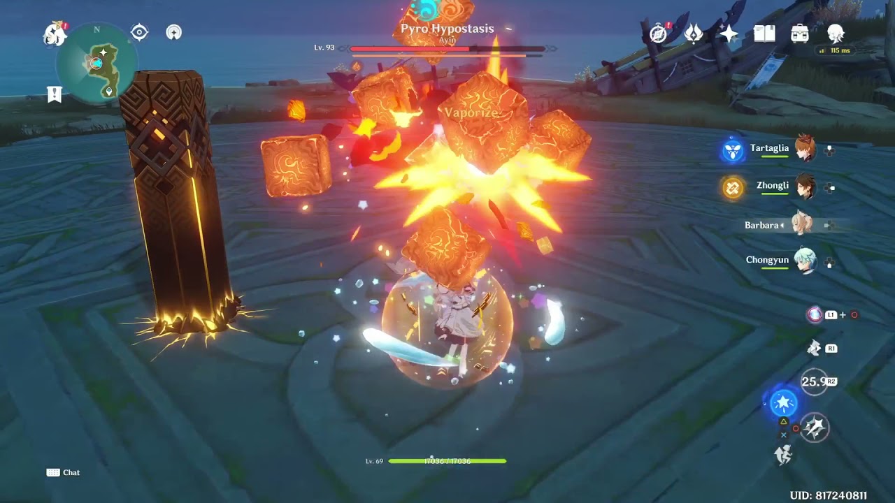 Pyro Hypostasis Hidden Achievement | [Genshin Impact 2.0] - YouTube