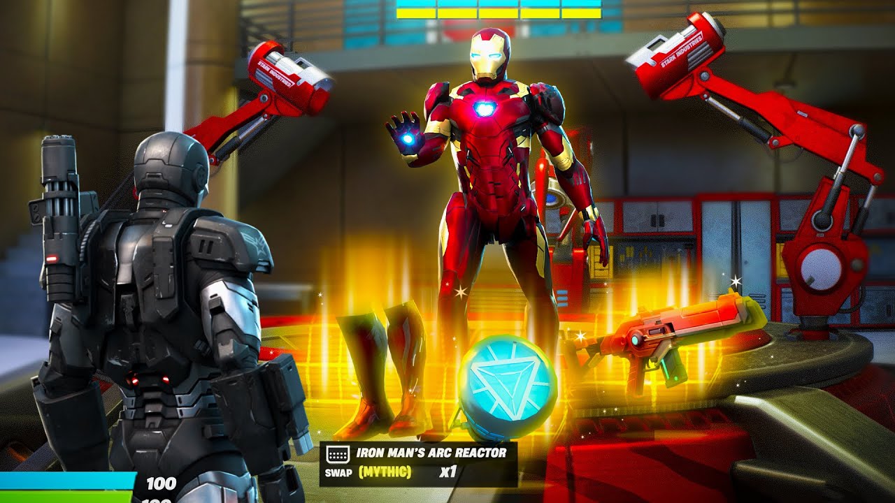 Fortnite JUST ADDED a Mythic Boss! (Iron Man) - YouTube