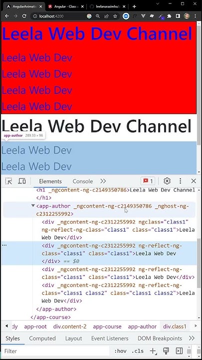 Simple Ngclass Directive For Applying Single Class Angular Leelawebdev Angular16 Youtube