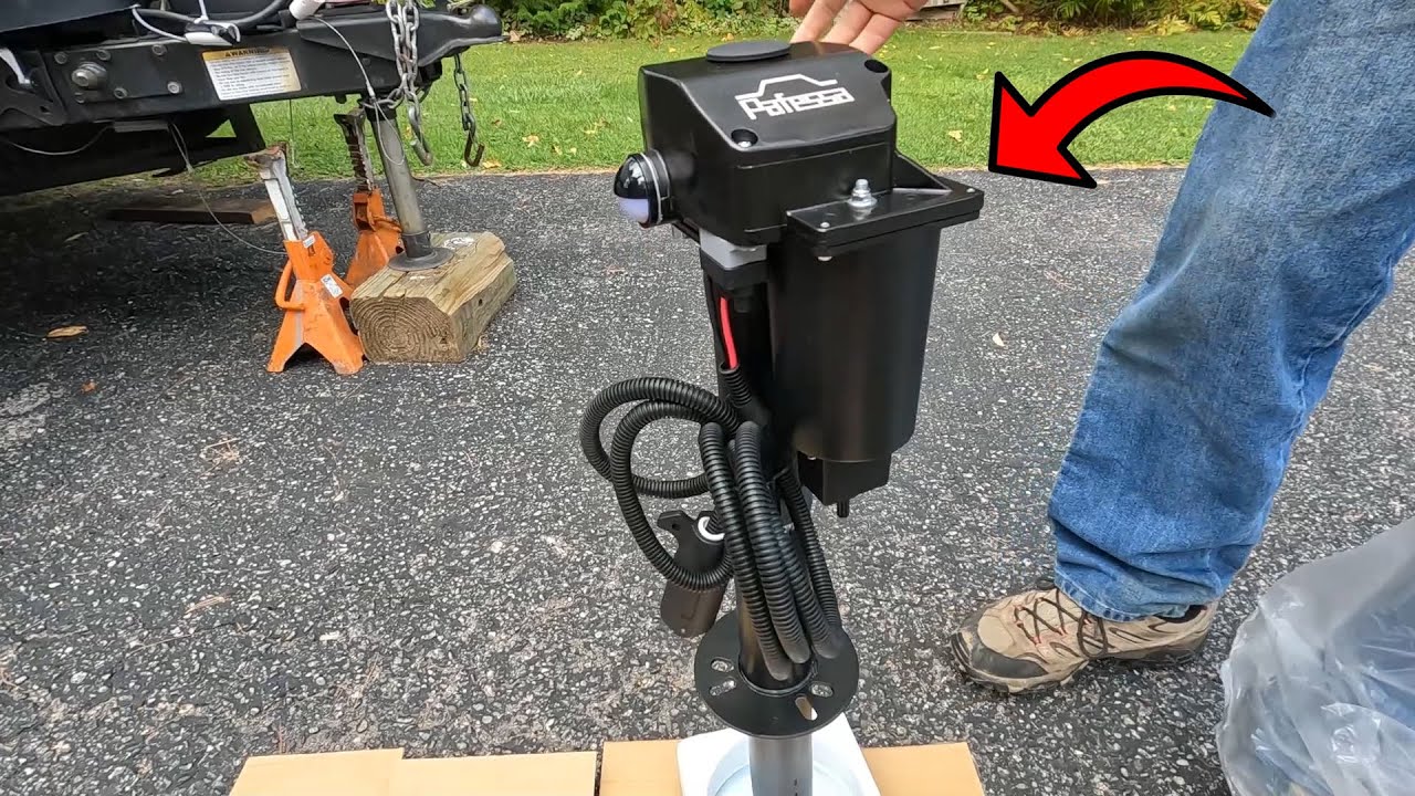This Electronic Trailer Jack Worked Perfect for our RV! - YouTube