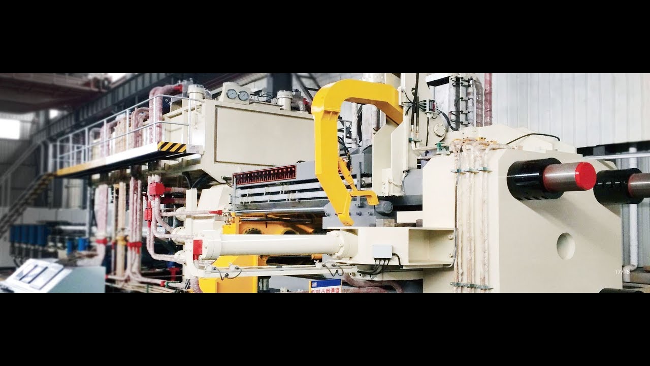 Short stroke front loading aluminium extrusion press - YouTube