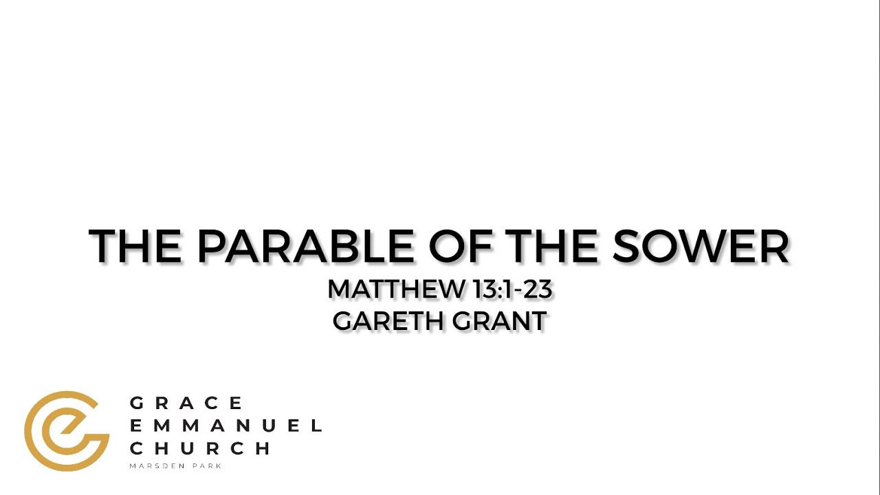 Matthew 13:1-23 - The Parable of the Sower - YouTube