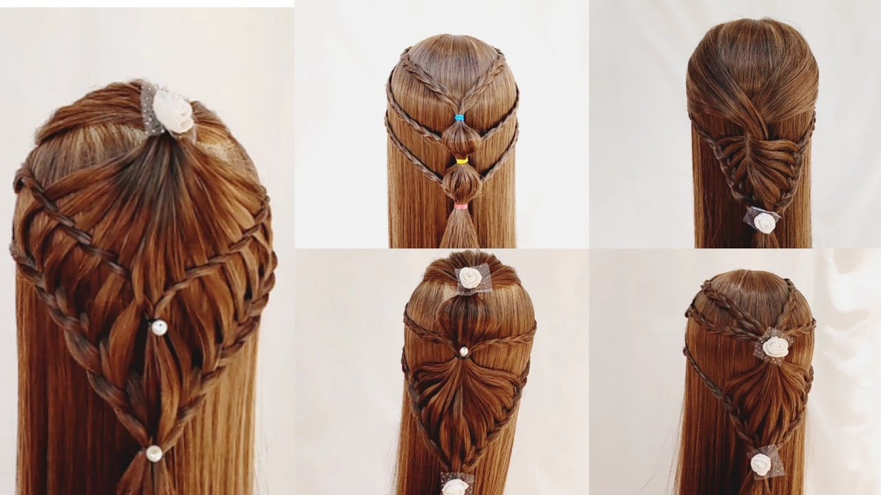 5 mind blowing hairstyles for function || gorgeous hairstyle ...