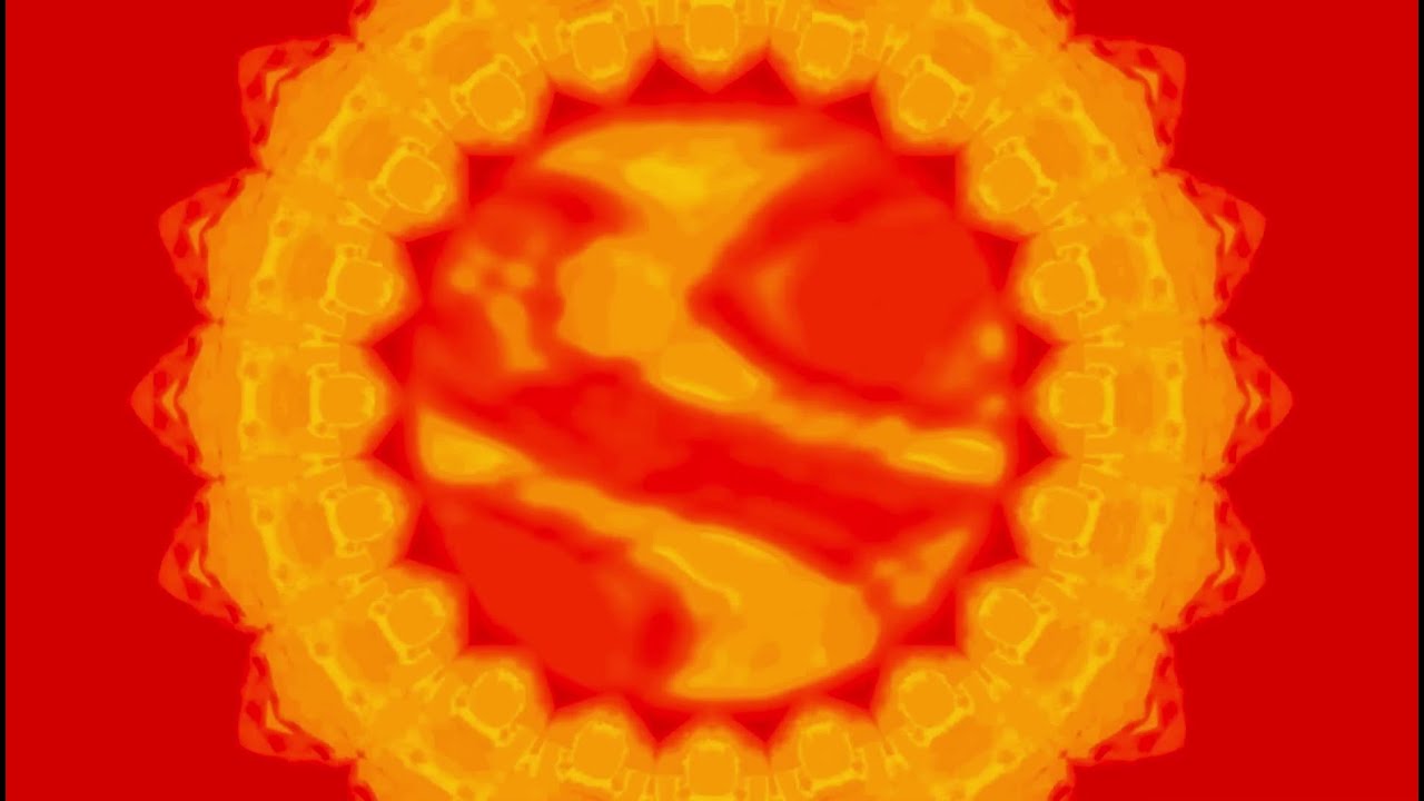 Red Hot Flaming Fire Sphere Motion Graphic Art TV Screensaver - YouTube