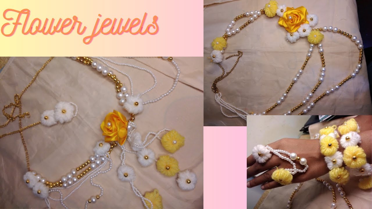 Flower jewelry making easy and beautiful creative ideas//new fashion ...