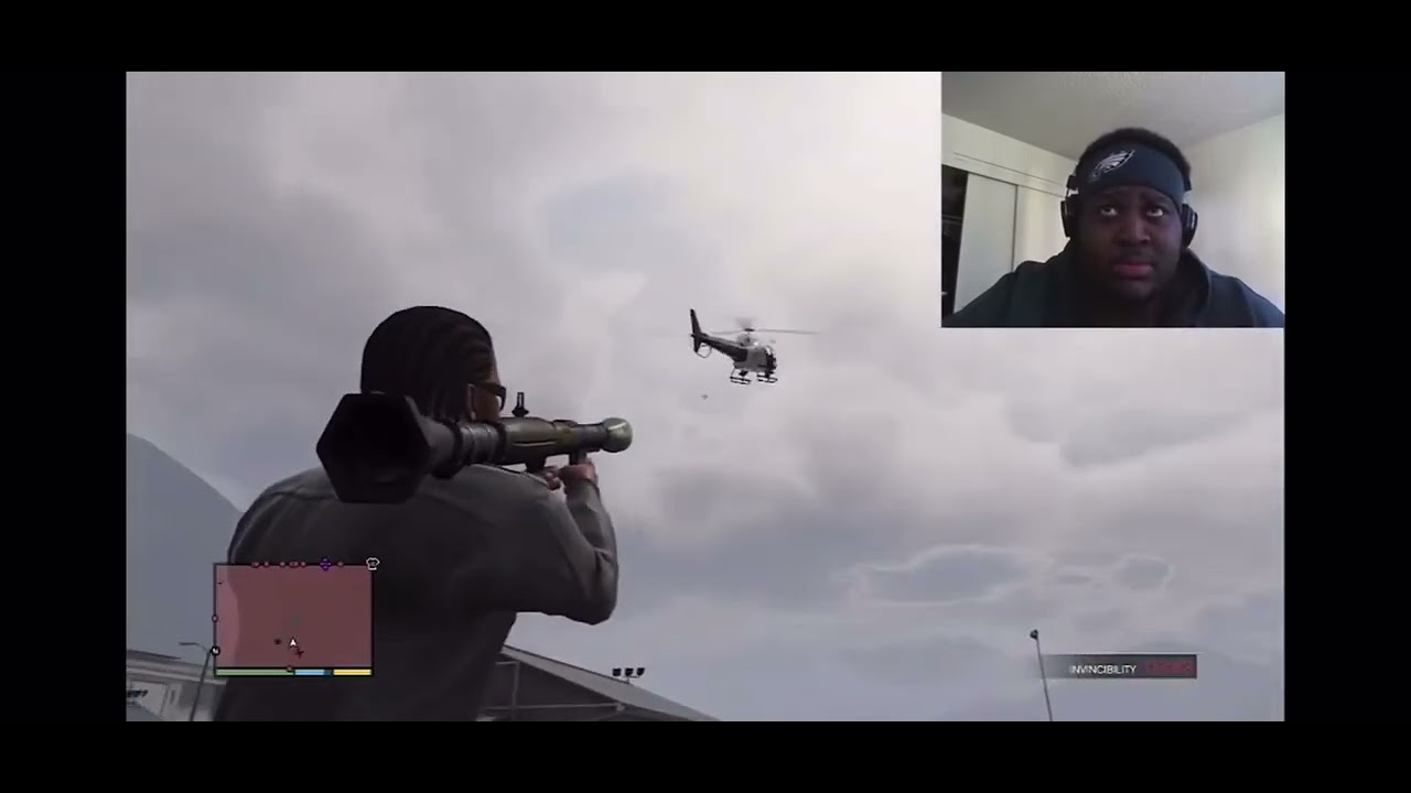 EDP445 steals jet from military base on GTA 5 - YouTube