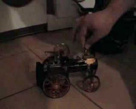 mamod piston valve traction engine - YouTube