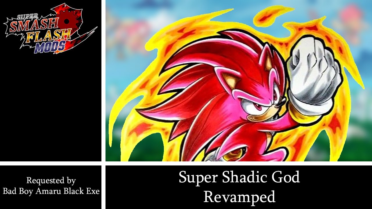 SSF2 Mods: Super Shadic God Revamped (Requested by Bad Boy Amaru Black ...
