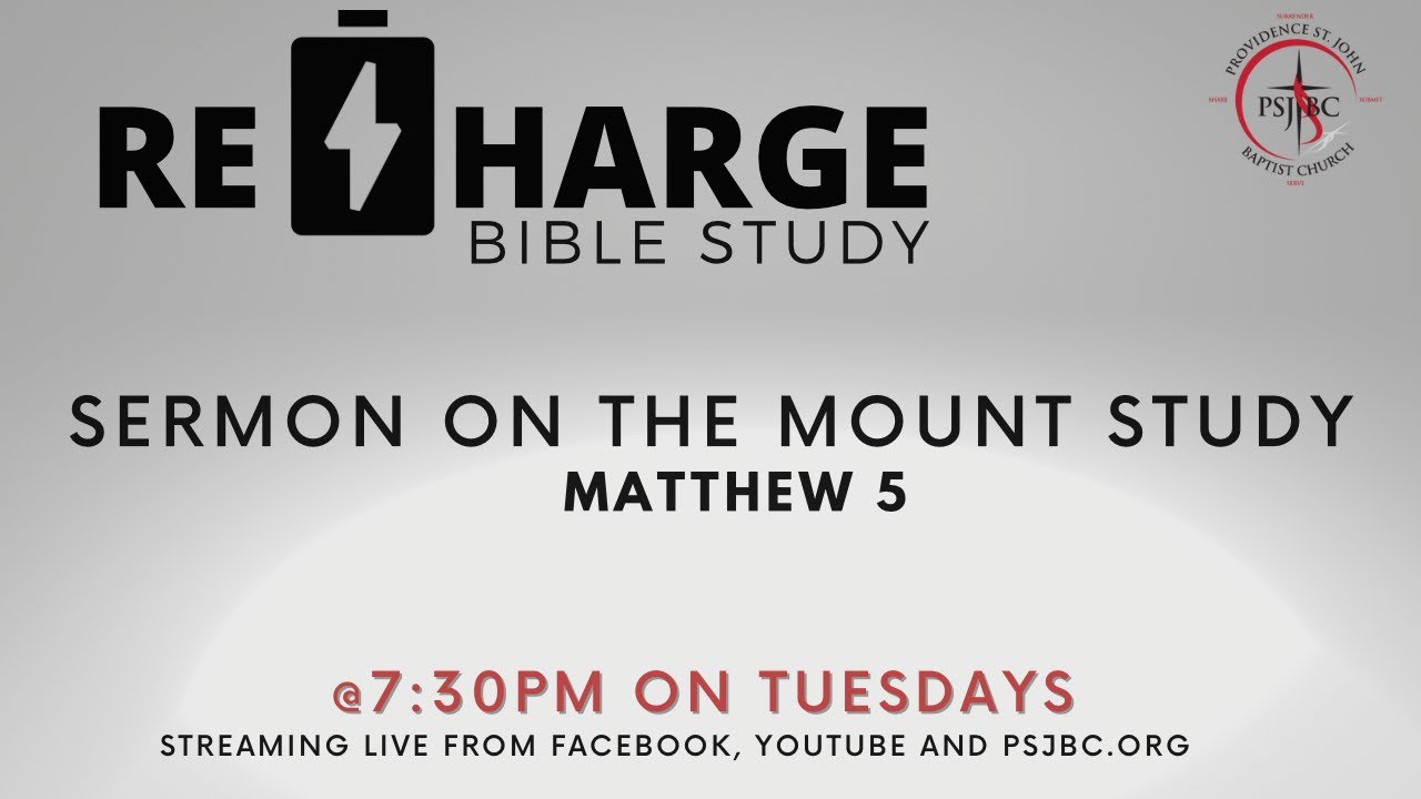 RECHARGE BIBLE STUDY - 12/3/24 @7:30pm - YouTube