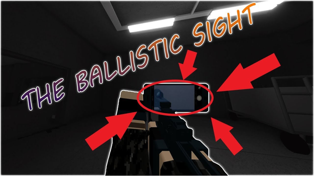 The Ballistic Sight In Phantom Forces Youtube