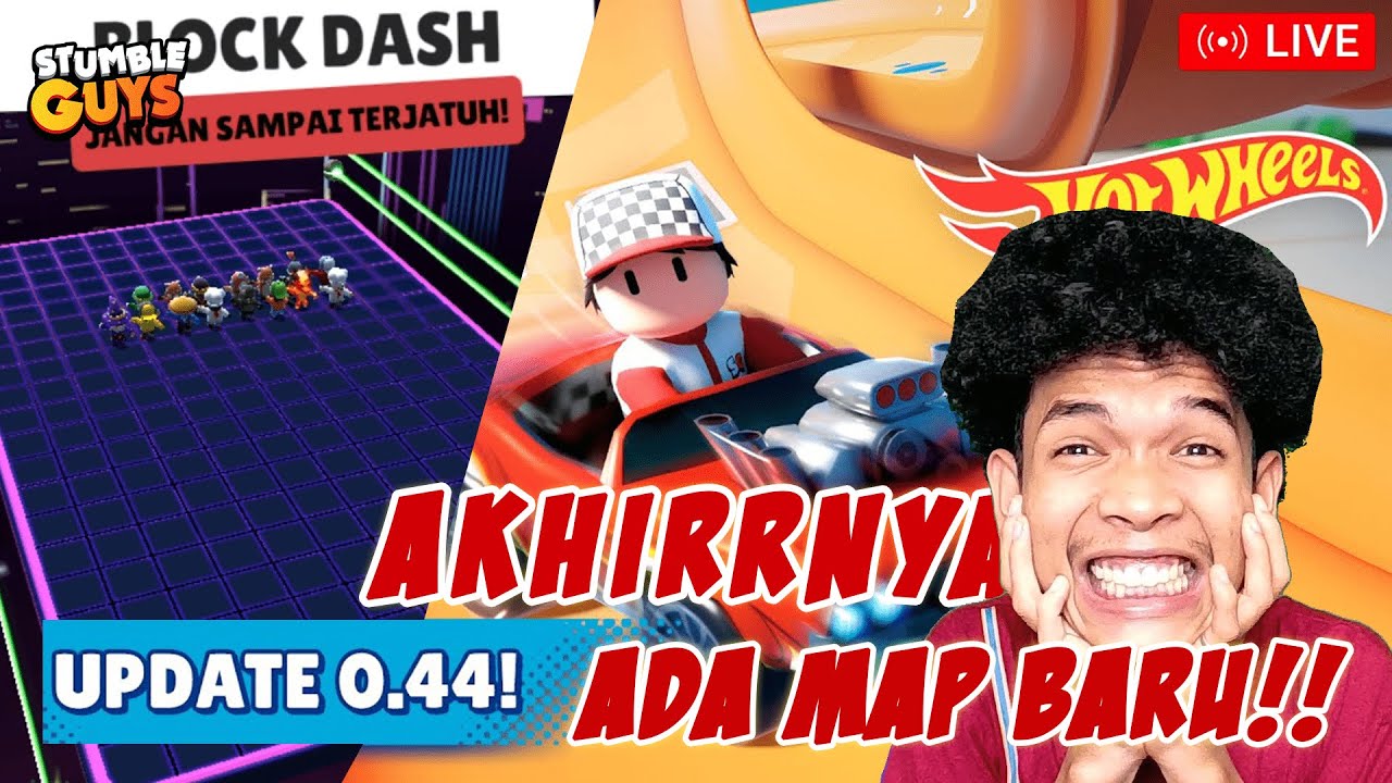 🔴LIVE BLOCK DASH ONLY UNTUK PEMULA SKUYYY - STUMBLE GUYS INDONESIA - YouTube