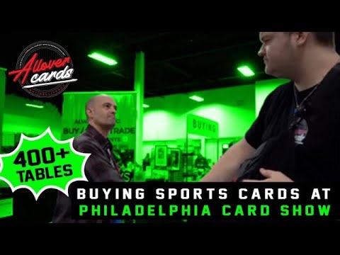 Buying Sports Cards at the Philadelphia Card Show (400+ Tables) - YouTube