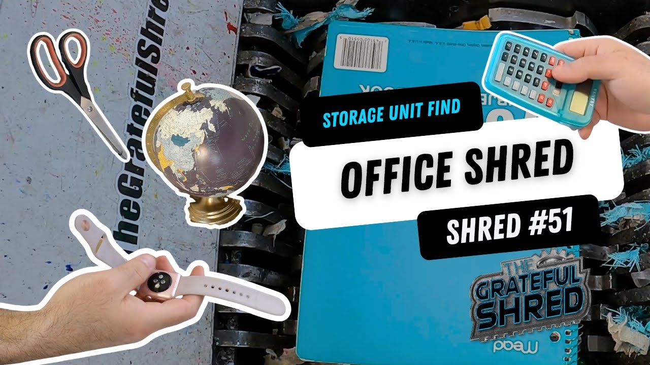 Shredding an Office: Storage Unit Cleanout Special - YouTube