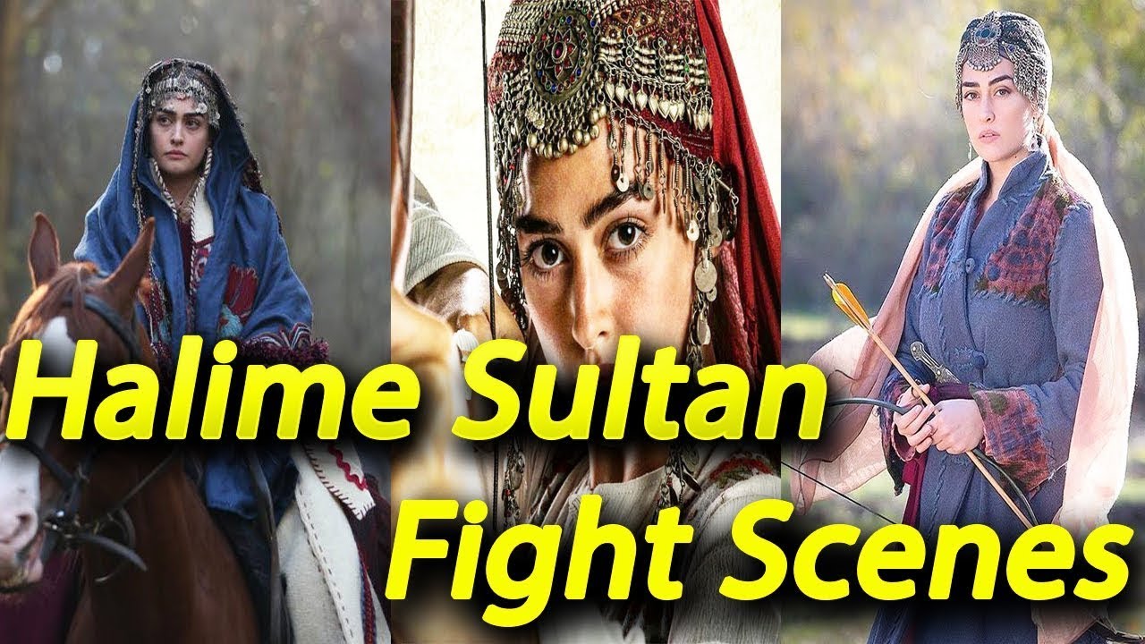 Haleema Sultan Fighting Scenes In Ertugrul Ghazi - YouTube