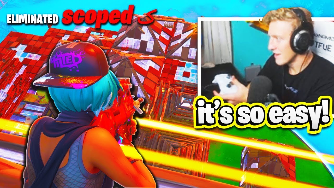 TFUE SWITCHES to CONTROLLER, SHOWS 100% AIM + MAX BUILD SPEED ...