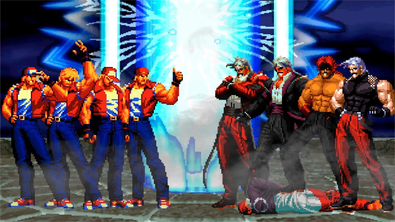 The King of Fighters (MUGEN) | Terry Bogard vs Rugal Bernstein - YouTube