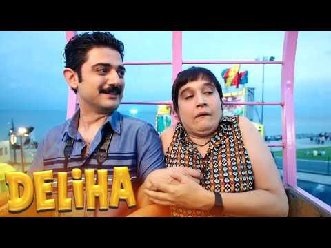 Deliha Ve Cemal Lunaparkta! | Deliha